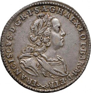 Italian Silver 1/2 Francescone "Francesco III" 1758 | coinscatalog.NET