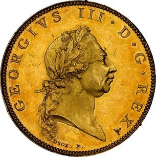 Great Britain Gold 1/2 Penny "George III Pattern" 1790 KM# PnD63 ...