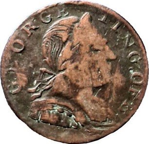 Great Britain Halfpenny "George King of B" 1777 | coinscatalog.NET