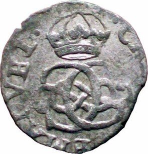 Italian Billon 1/2 Soldo "Carlo Emanuele II" 1640-1642 | coinscatalog.NET