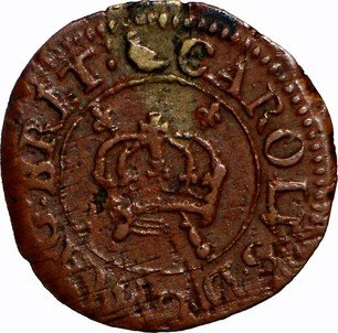 Great Britain 1 Farthing "Rose. Mules of Types 1 and 2 or 3" 1636 KM ...