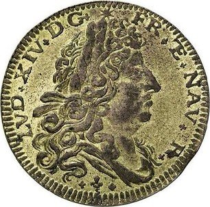 Italian Silver 1 Lira "Louis XIV" 1705 | coinscatalog.NET