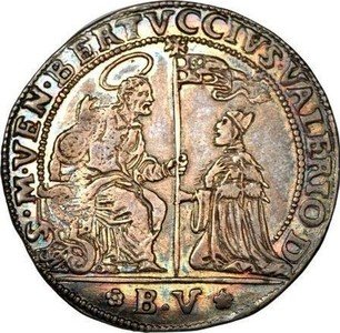 Italian Silver 1 Osella "Eagle and Dragon" 1657 X# 146 | coinscatalog.NET