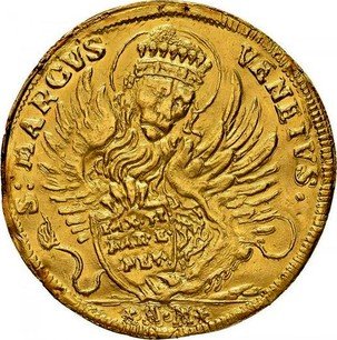 Italian Gold 1 Osella "Giovanni Corner II. Venice State" 1714 ...