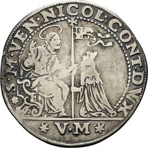Italian Silver 1 Osella "Nicolo Contarini" 1630 X# 119 | coinscatalog.NET