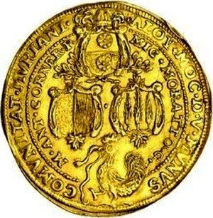 Italian Gold 1 Osella "Sebastiano Mocenigo" 1728 X# 46 | coinscatalog.NET