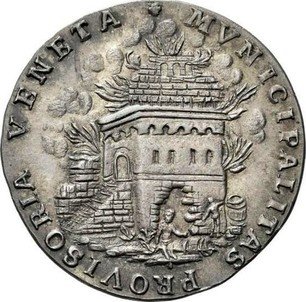 Italian Silver 1 Osella "Venice" 1797 | coinscatalog.NET