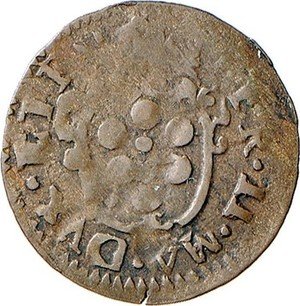 Italian 1 Quattrino "Ferdinando II 2nd type" 1621-1670 | coinscatalog.NET