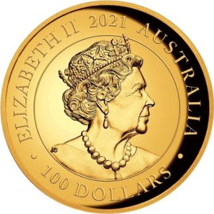 Moneda Australiana 1 Oz Oro 100 Dolares "Swan P5 Proof" 2021 ...