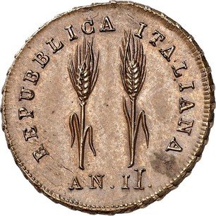 Italian 2 Denari "Napoleon Bonaparte" 1803 KM# Pn2 | coinscatalog.NET