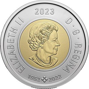 Canadian 2 Dollars "Polar Bear on Ice Flow" 2023 | coinscatalog.NET