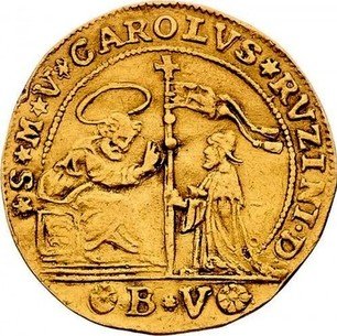 Italian Gold 2 Zecchini "Carlo Ruzzini" 1732 | coinscatalog.NET