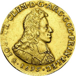 Belgian Gold 3 Ducats "John Clemens of Bavaria" 1695-1700 KM# 111 ...