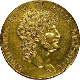 Italian Gold 5 Lire "Joachim Murat Pattern" 1812-1813 | coinscatalog.NET