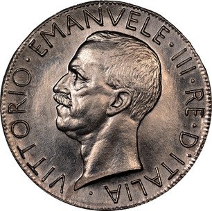 Italian Silver 5 Lire "Vittorio Emanuele III. Prova" 1926 KM# Pr38 | coinscatalog.NET