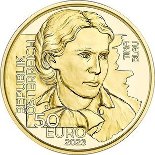 Austrian Gold 50 Euro "Tina Blau" 2023 | coinscatalog.NET