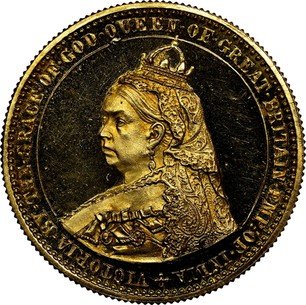 Great Britain Gold Six Pence "Victoria" 1887 X# 55a | coinscatalog.NET