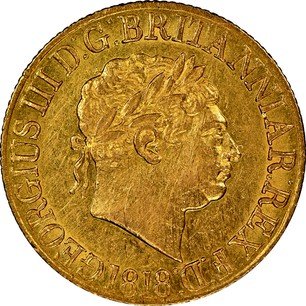 Great Britain Gold Sovereign "George III" 1816 KM# Pn74 | coinscatalog.NET