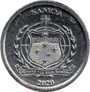 Samoan 1 Sene "Paloma de frutas de muchos colores" 2020 | coinscatalog.NET