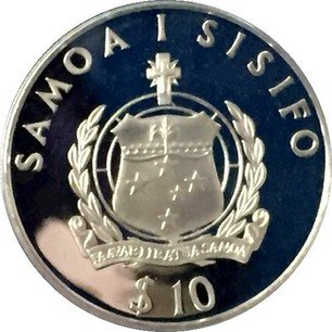 Samoan Silver 10 Tala "Victorian Age" 1996 KM# 127 | coinscatalog.NET