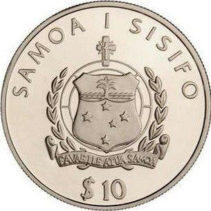 Samoan Silver 10 Tala "XXVIII Summer Olympics. Athens" 2003 KM# 139 ...