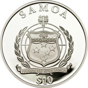 Samoan Silver 10 Tala "Preussen" 2010 KM# 172 | coinscatalog.NET