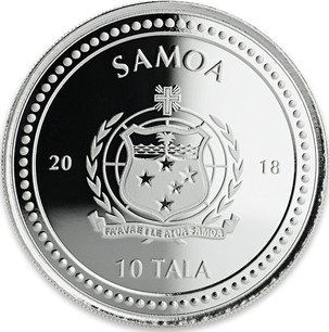 Samoan 1 Oz Silver 10 Tala "Seahorse" 2018 | coinscatalog.NET