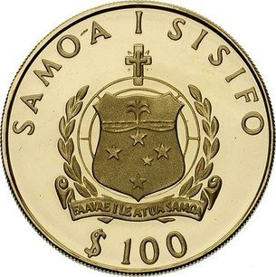 Samoan Gold 100 Tala "Summer Olympics in Moscow" 1980 KM# 37 ...