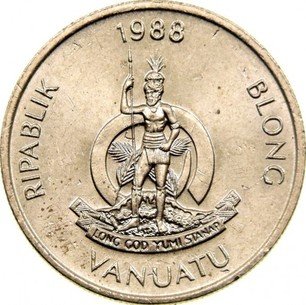 Vanuatu 100 Vatu "Sprouting Bulbs" 1988-2008 KM# 9 | coinscatalog.NET