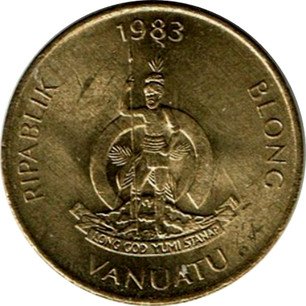 Vanuatu 2 Vatu "Shell" 1983-2002 KM# 4 | coinscatalog.NET