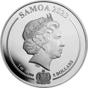 Samoan 1 Oz Silver 5 Dollars "Road Runner" 2023 | coinscatalog.NET
