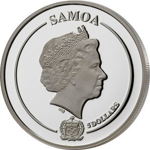 Samoan 1 Oz Silver 5 Dollars "Strelizia" 2023 | coinscatalog.NET
