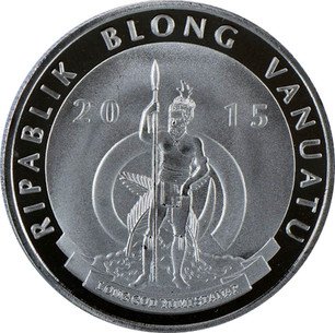 Vanuatu 1 Oz Silver 5 Vatu "Cats. Sphynx" 2015 | coinscatalog.NET