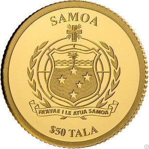 Samoan Gold 50 Tala "The Duck" 2021 | coinscatalog.NET