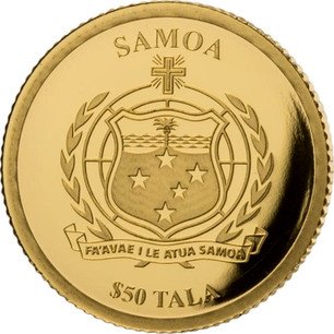 Samoan Gold 50 Tala "Tom And Jerry. Tom" 2023 | coinscatalog.NET