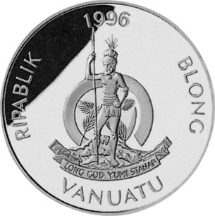 Vanuatu Plata 50 Vatu "Reina Victoria y Príncipe Alberto" 1996 KM# 29 ...