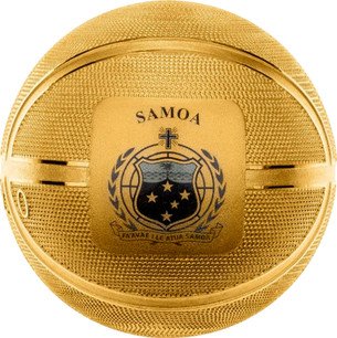 Samoan 1 Oz Silver Five Dollars "Basketball. Spherical Coin" 2020 ...