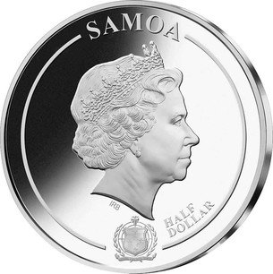 Samoan Silver plated Copper-Nickel Half Dollar "Harry Potter - Severus ...