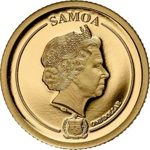 Samoan Gold One Dollar "Unified Nations" 2019 | coinscatalog.NET