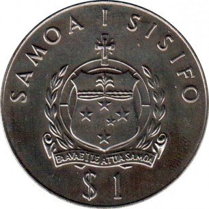 Samoan Tala "Tanumafili II XXII Summer Olympics" 1980 KM# 35 ...