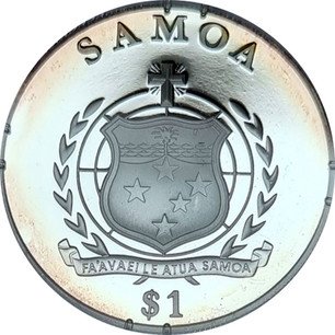 Samoan Copper-Nickel plated Silver Tala "London Olympics. Kayaking ...