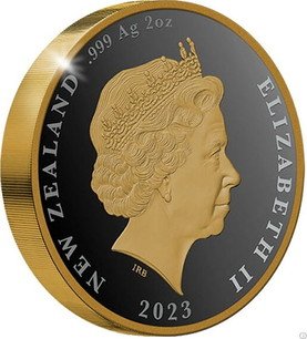 New Zealand 2 Oz Silver Two Dollars "Tokoeka Southern Brown kiwi" 2023 ...