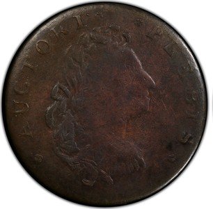 USA 1/2 Penny "Auctori Plebis Halfpenny Token" 1736 | coinscatalog.NET