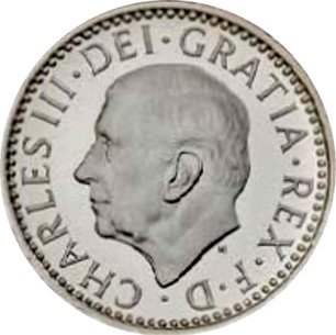 Great Britain Silver 1 Penny "Charles III Maundy Money" 2023 ...