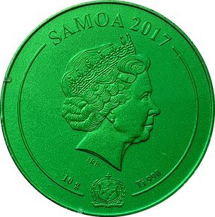 Samoan 1 Tala "200 Years of the Bicycle" 2017 | coinscatalog.NET