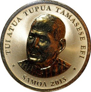 Samoan 1 Tala "Red Ginger" 2013 | coinscatalog.NET
