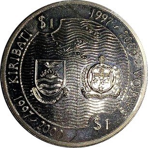 Samoan 1 Tala "Tempora Mutantur. Solid Version" 2000 | coinscatalog.NET