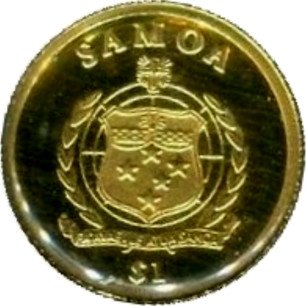 Samoan Gold 1 Tala "Wilhelm I" 2011 | coinscatalog.NET