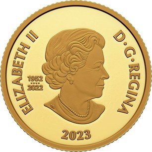 Canadian Gold 10 Dollars "Charles III’s Royal Cypher. Transition ...