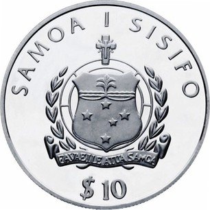 Samoan Silver 10 Tala "Ferdinand Magellan" 2003 | coinscatalog.NET